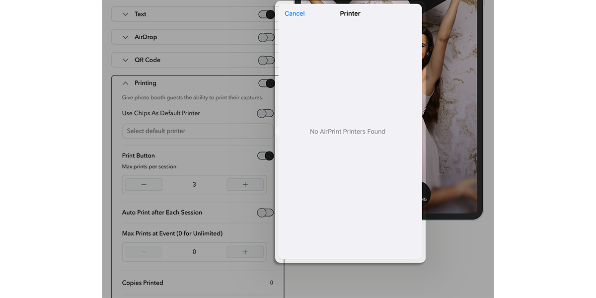 AirPrint – Photobooth Supply Co